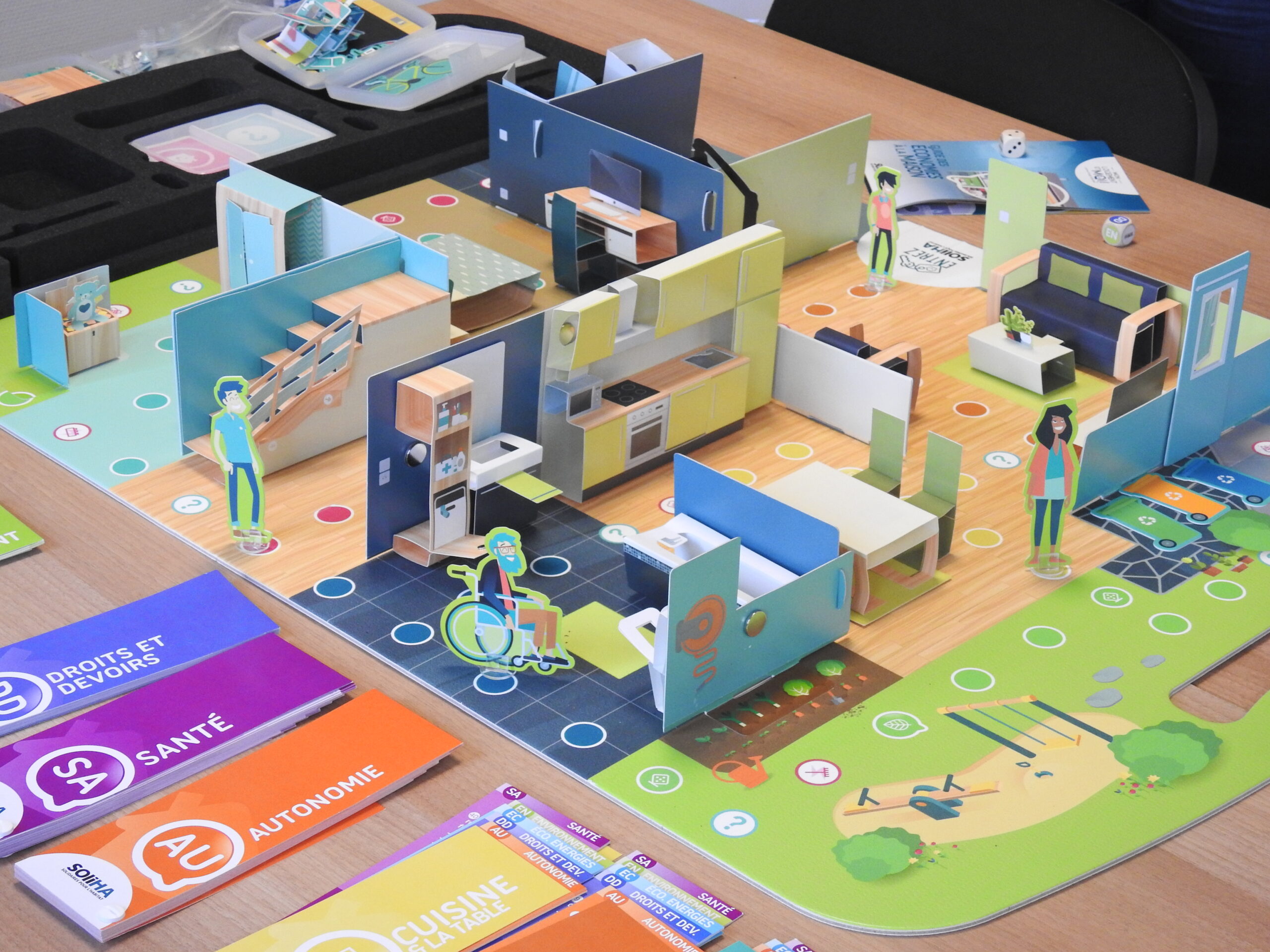 Le jeu Mon Logement et moi - Lisa - Logement innovant social pour les âgés